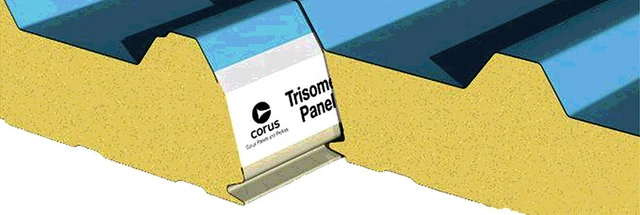 TRISOMET INSULATED ROOFING Sheets - 40mm Composite Box Profile Roof ...