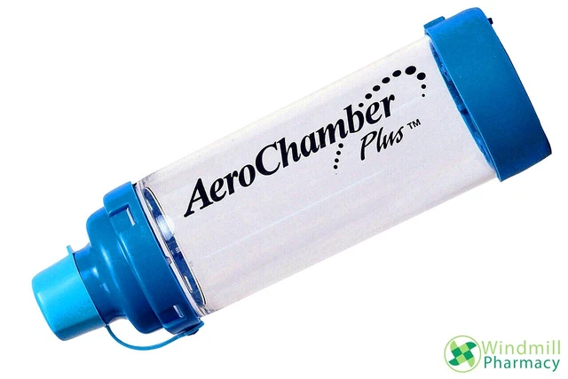 AEROCHAMBER PLUS FLOW-VU Spacer Device for Inhalers £10.49 - PicClick UK