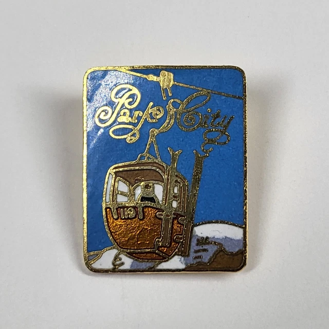 PARK CITY GONDOLA Ski Lift Enamel Pin Skiing Resort Vintage Travel ...