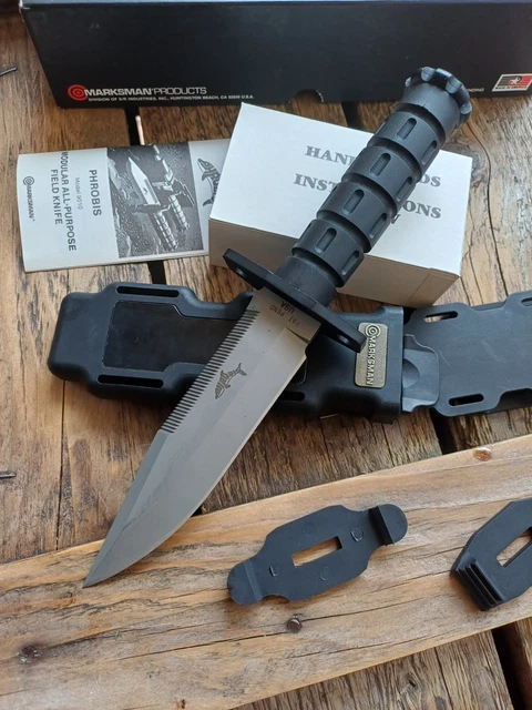 PHROBIS MODULAR FIELD Knife Model 9010 Marksman Mint made in usa RARE ...