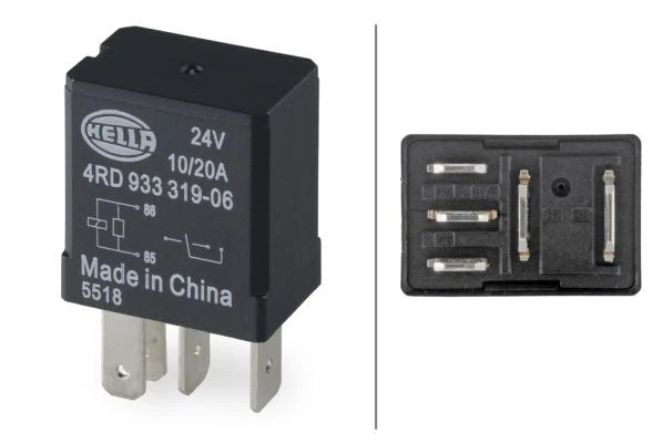 HELLA RELAIS, DYNAMISER Relais 24V 4E 933 319-061 EUR 17,60 - PicClick FR