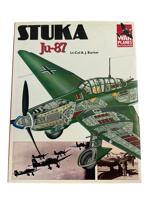 WW2 GERMAN LUFTWAFFE Stuka Ju-87 War Planes in Colour Hardcover ...