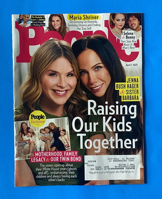 PEOPLE MAGAZINE-APRIL 7, 2025-Jenna Bush Hager & Sister Barbara ...
