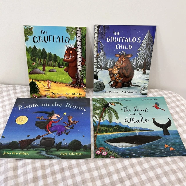 JULIA DONALDSON AXEL scheffler Book Bundle x 4 The Gruffalos Child ...