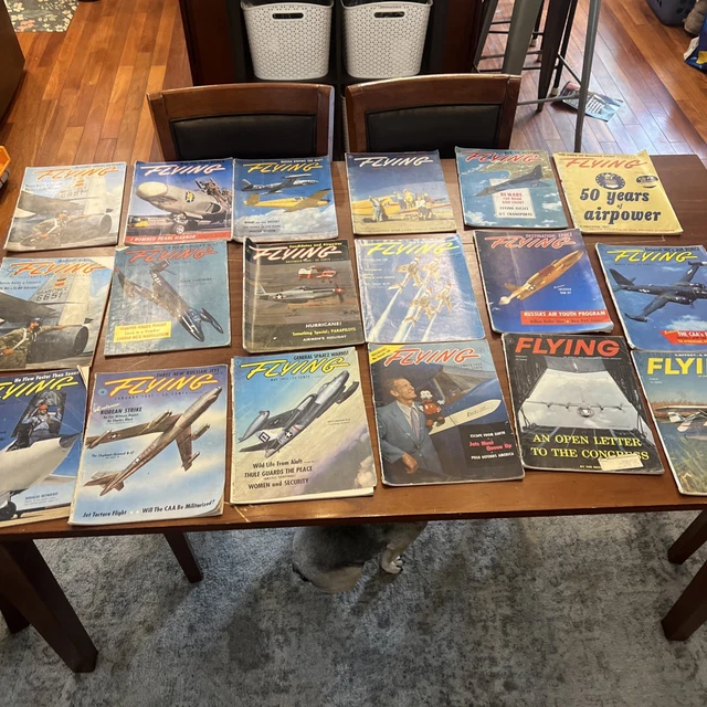 FLYING MAGAZINE LOT - (18) Issues from 1950-1958 £75.13 - PicClick UK