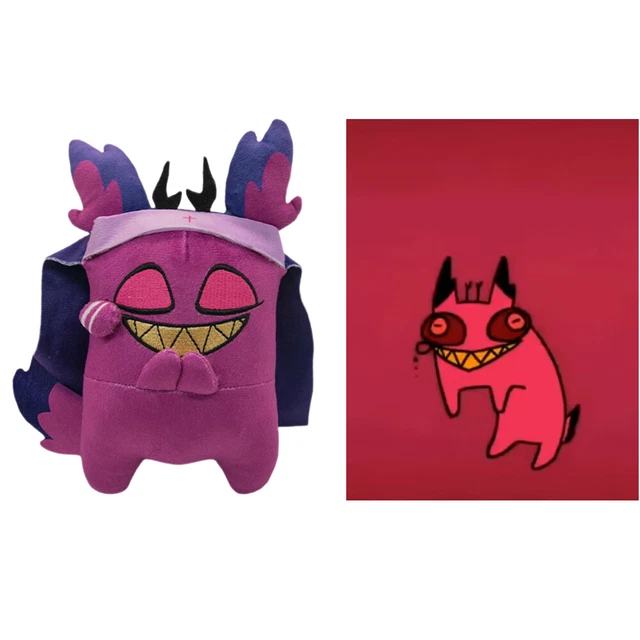HAZBIN HOTEL PURPLE Cursed Cat Alastor Plush Figure Stuffed The Demon ...