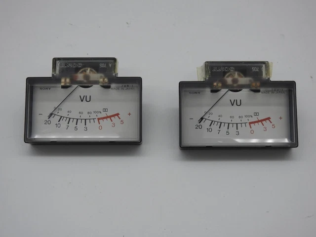 VINTAGE SONY TC-K4A Stereo Cassette Deck VU Meters (Price For One ...