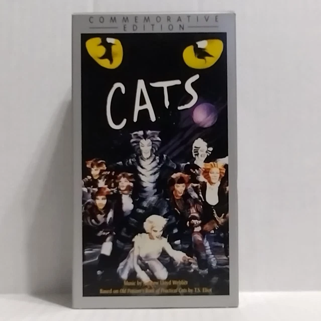 CATS THE MUSICAL Commemorative Edition VHS Video Set 2 Tapes Andrew ...