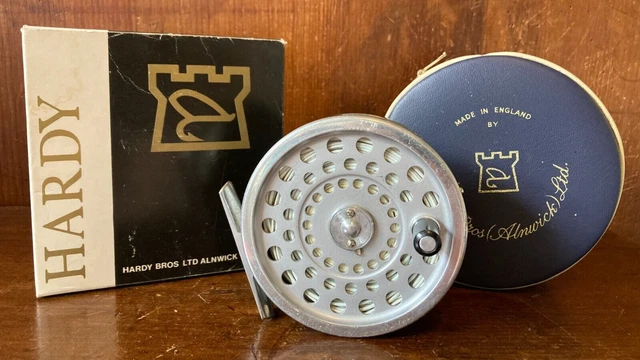 CLASSIC HARDY MARQUIS 7 Fly Reel , Hardy zipped Pouch and original Card ...