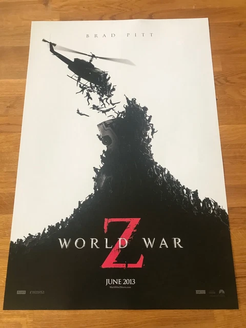 MOVIE POSTER WORLD War Z 430mm x 640mm (bit bigger than A2) EUR 4,72 ...