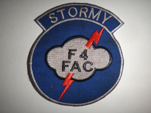 VIETNAM WAR PATCH USAF F-4 Phantom II FAC Forward Air Controller STORMY ...