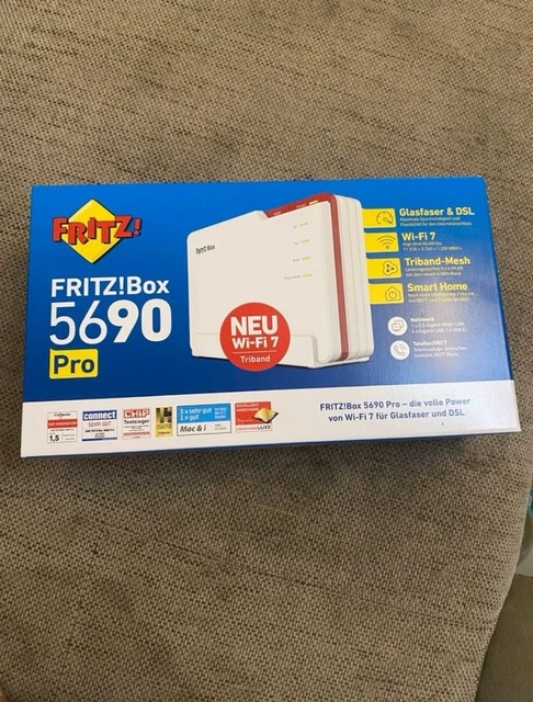AVM FRITZ!BOX 5690 Pro 🔥DSL Glasfaser Modem Router WLAN Mesh WiFi 7 🔥 ...