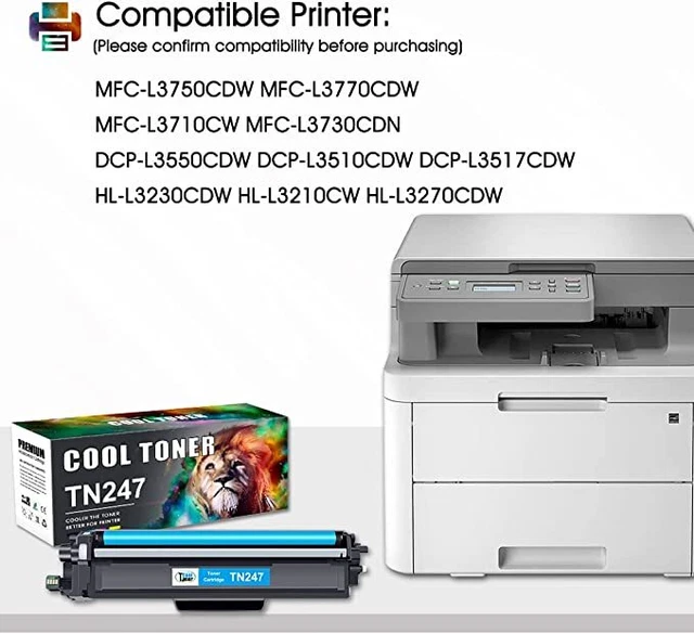 TONER COMPATIBLE POUR Brother MFC-L3750 CDW DCP-L3550 CDW DCP-L3510 CDW ...