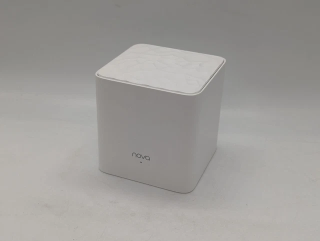 SINGLE TENDA NOVA MW3 AC1200 home mesh WiFi system dual band white NO ...