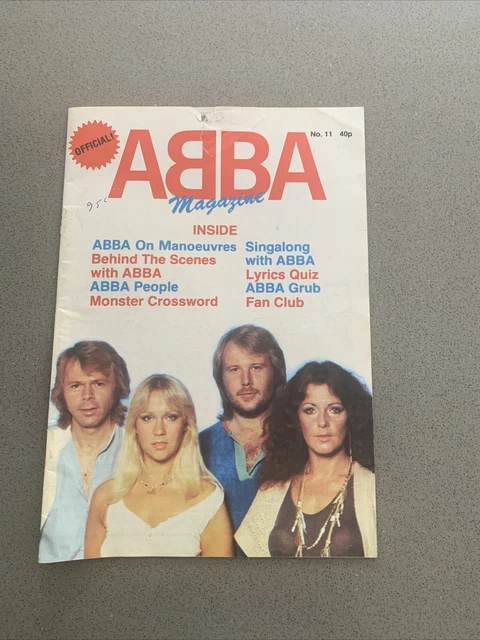 OFFICIAL ABBA MAGAZINE No 11 $20.00 - PicClick AU