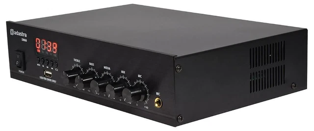 AMPLIFICATEUR DE MIXAGE En Ligne 100V Avec USB / FM Et Bluetooth 60W RMS DM60 EUR 162,36 ...