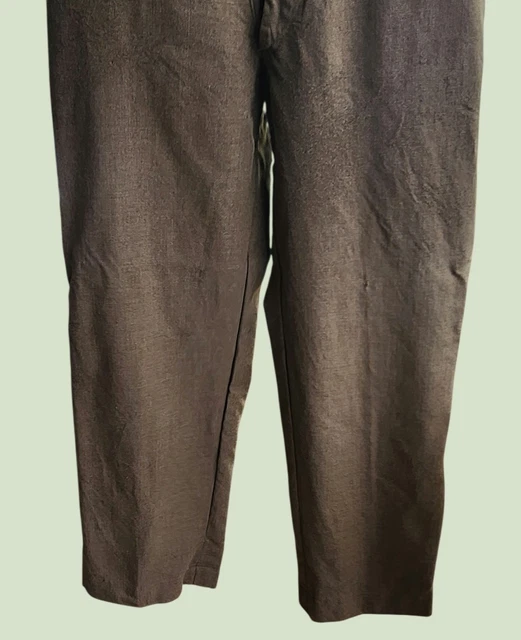 WW2 USGI ARMY OD-33 Dark Shade Wool Serge Button Field Trousers Size ...