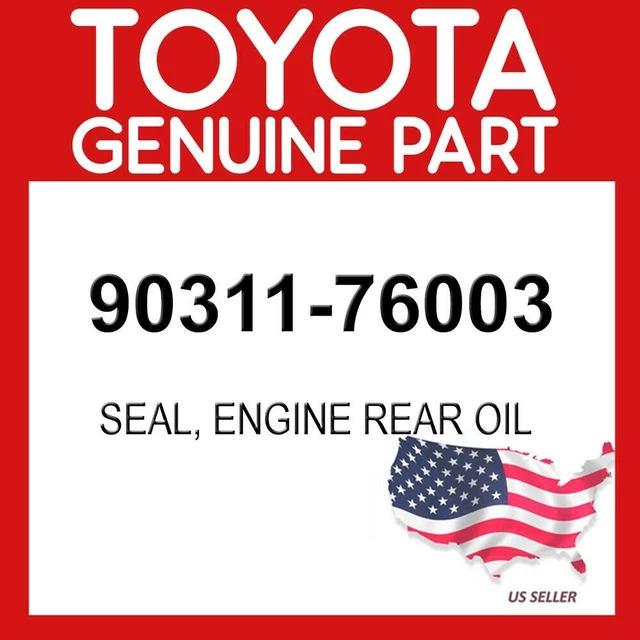 TOYOTA GENUINE 90311-95003 Seal, Engine Rear Oil Oem 9031195003 EUR 44 ...