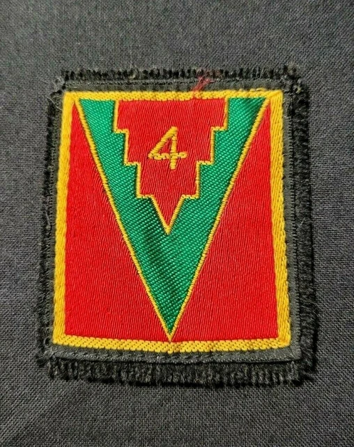 INSIGNE TISSU 4° Division d'Infanterie French Army 4th Infantry ...