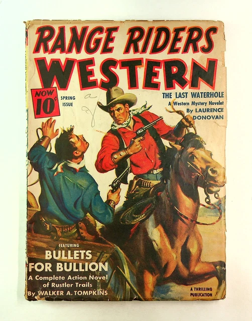 RANGE RIDERS WESTERN Pulp Mar 1942 Vol. 8 #3 VG £52.01 - PicClick UK