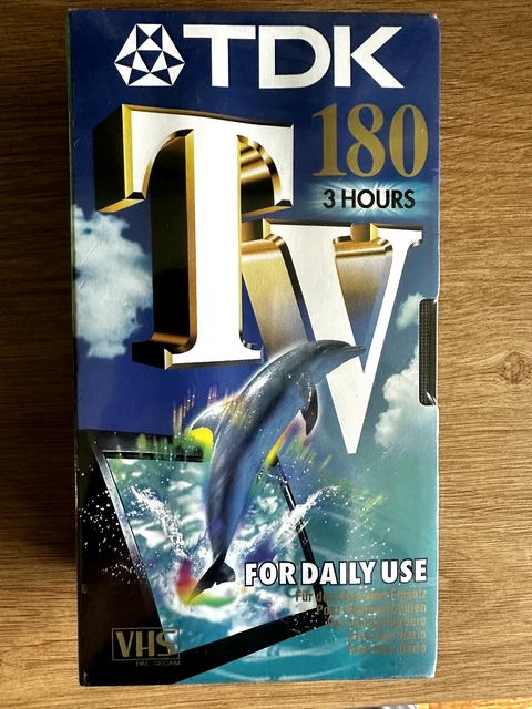 TDK VHS E180 PAL / Secam Nicam Blank Video Cassette BNIB £5.00 - PicClick UK