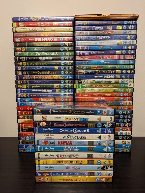 LARGE DISNEY DVD Bundle. Children's Family, Kids, Job Lot Disney. 70+ Titles EUR 37,36 - PicClick IT