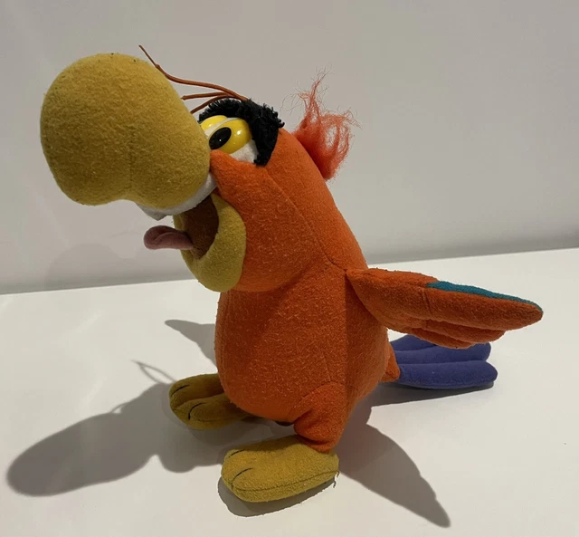 VINTAGE MATTEL DISNEY 1992 Iago Aladdin Jaffar’s Bird Parrot Soft Toy £ ...
