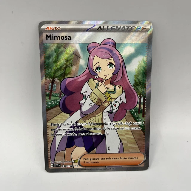 PAPIER POKEMON MIMOSA Full Art (It) 238-198 Écarlate Et Violet EUR 16 ...