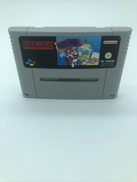 MARIO PAINT SUPER Nintendo Snes jeu collection version PAL EUR 5,99 ...