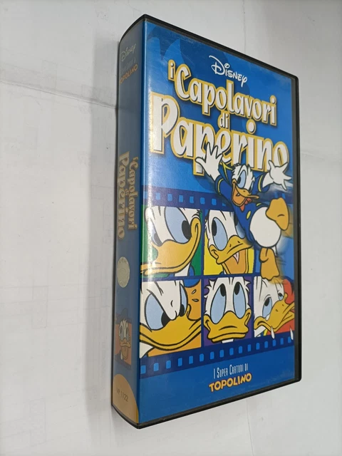 I CAPOLAVORI DI Paperino Disney Super Cartoni Topolino Vhs 2002 EUR 5 ...