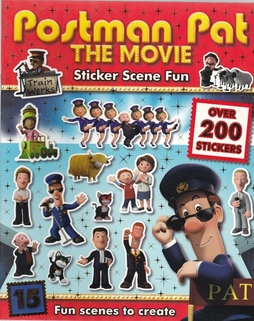 2 X POSTMAN Pat Sticker Activity Scene Books - Over 450 Stickers £5.75 ...