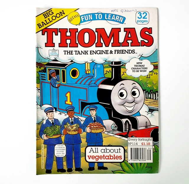THOMAS THE TANK Engine Fun To Learn Magazine Issue 114 Comic 1995 £12. ...