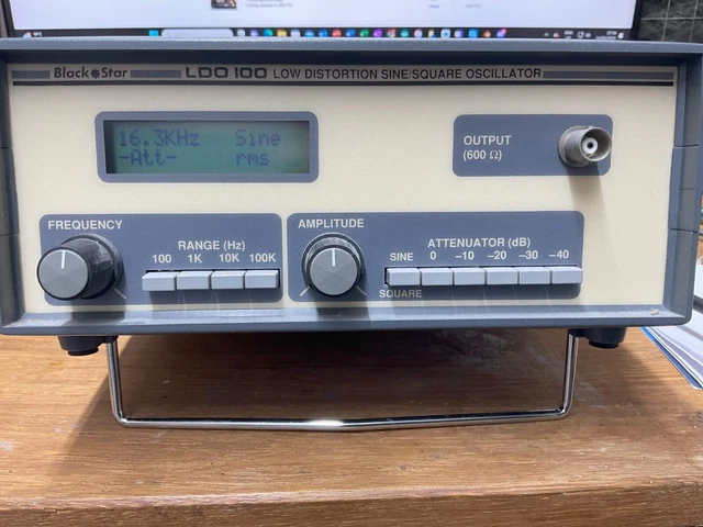 BLACK STAR LDO Low distortion sine/square wave oscillator £200.00 ... BLACK STAR LDO Low distortion sine/square wave oscillator £200.00 ...