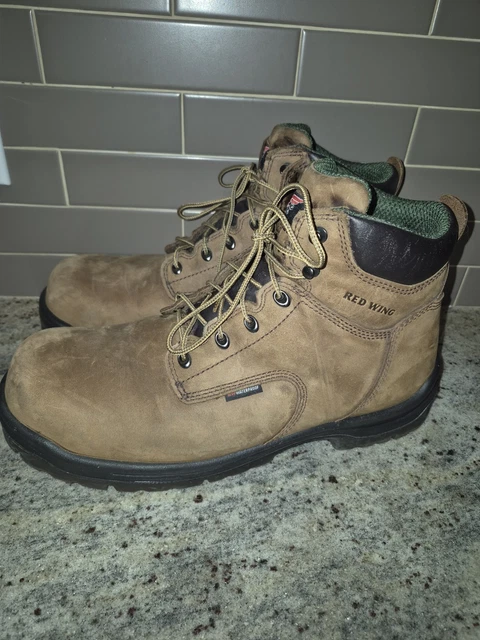 RED WING 2260 Men’s 14 E2 Steel Toe Work Boots Brown Waterproof 600g ...