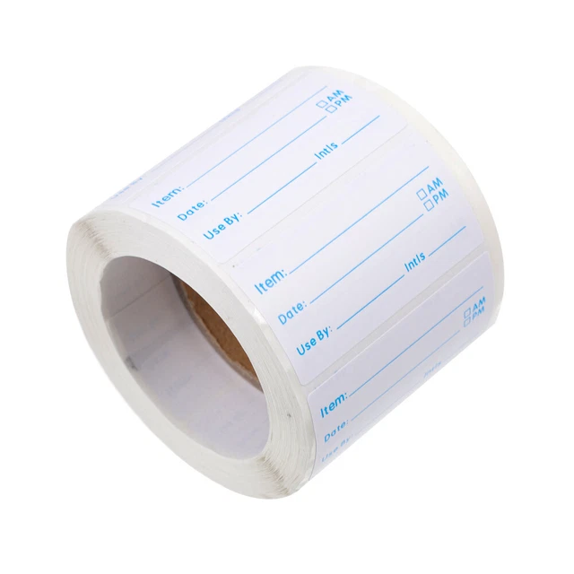 5 ROLLS ROTATE Label Sticker Food Container Labels Stickers Canning £37 ...