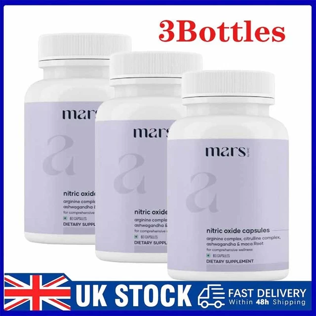 3PACKS - MARS Nitric Oxide Capsules UK （Pack of 3） £16.99 - PicClick UK