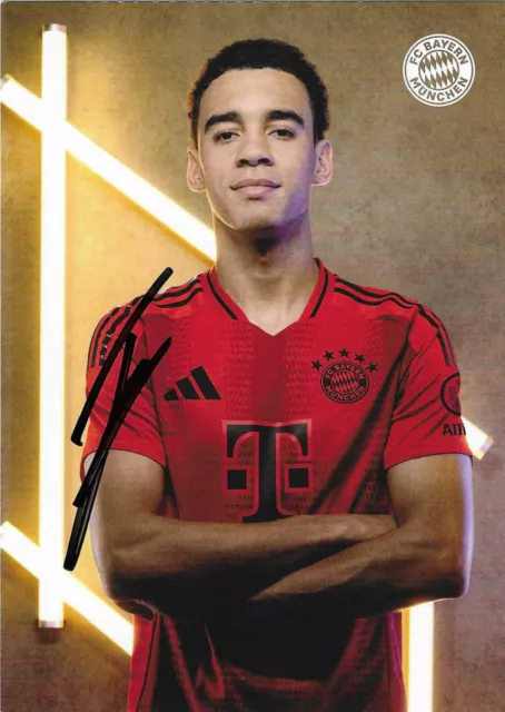 JAMAL MUSIALA - FC Bayern München - original signierte Autogrammkarte - NEU EUR 7,50 - PicClick DE