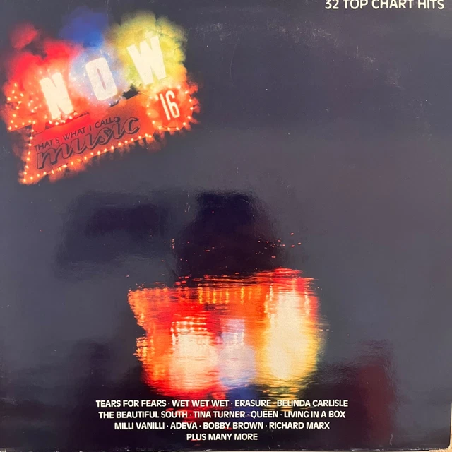 VARIOUS - NOW That's What I Call Music Volume 16 - 1989 Double Vinyl ...