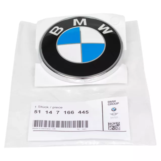 ORIGINAL BMW EMBLEM 50 Jahre M Heckklappe 82mm Heritage Limited Edition ...