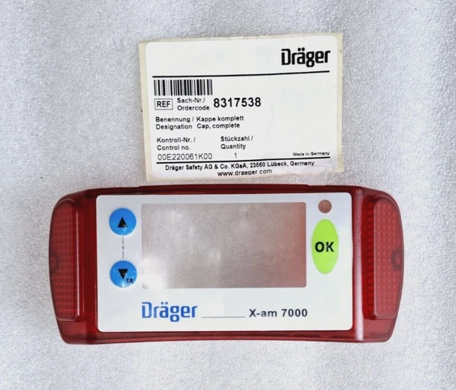 DRAGER X-AM 7000 Multi Détecteur De Gaz Moniteur Display Cover État Neuf... EUR 103,48 - PicClick FR