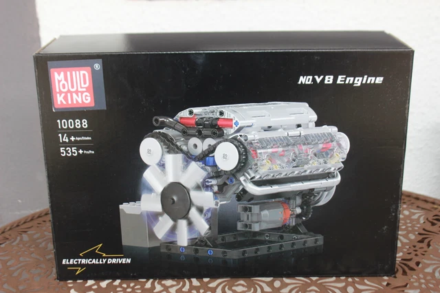 MOULD KING 10088 V 8 Engine Motor 8 Zylinder NEU OVP 535 Teile ...