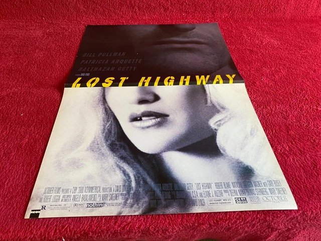 PAD100 TWO PAGE Movie Advert 12X18 Lost Highway : Patricia Arquette £12 ...