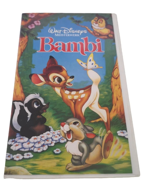 WALT DISNEY BAMBI VHS Cassetta Film d'animazione Classico EUR 3,95 ...