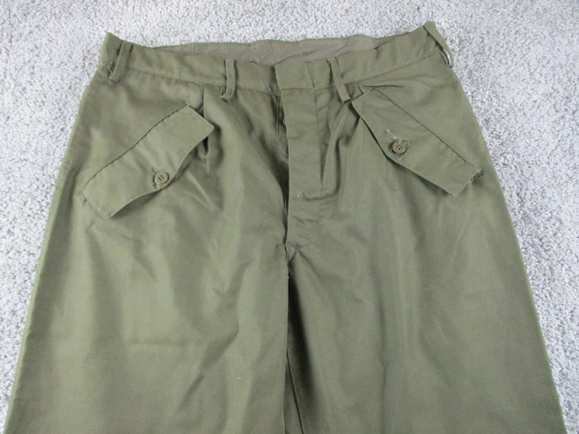 ITALIAN MILITARY ARMY Pants Vintage 1973 Panzera & Bove 46 W32 L34 £36. ...