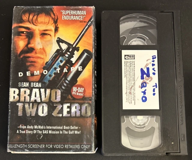 BRAVO TWO ZERO VHS Sean Bean Jamie Bartlett Kevin Collins I Curtis Full ...