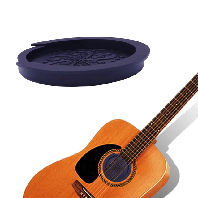 GUITAR SOUNDHOLE COVER Silicone Sound Hole Cover Suitable For Acoustic ...
