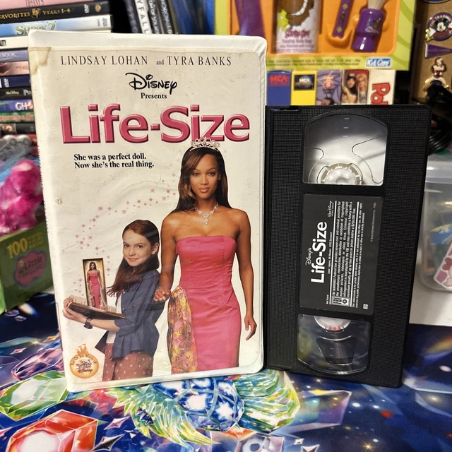 DISNEY LIFE-SIZE (VHS,2000) Tyra Banks Lindsay Lohan RARE OOP $7.99 ...