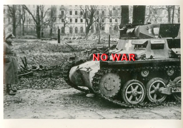 WWII ORIGINAL GERMAN War Photo Tank / Panzer & Soldier EUR 28,58 ...