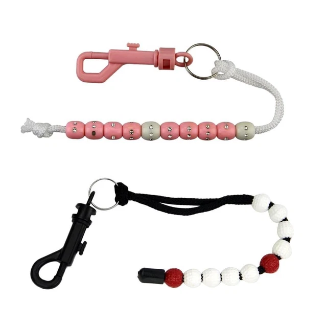 GOLF SCORING BEAD Stroke Counter Keeper W/ Keyring Chain £6.01 ...