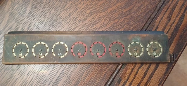 VINTAGE ADDOMETER ADDING Machine And Ruler Mechanical Calculator ...